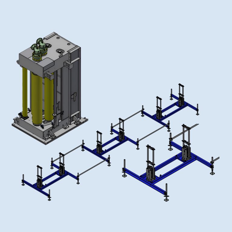 Vertical Plate Bending Machine + Plate Track - Nordweld