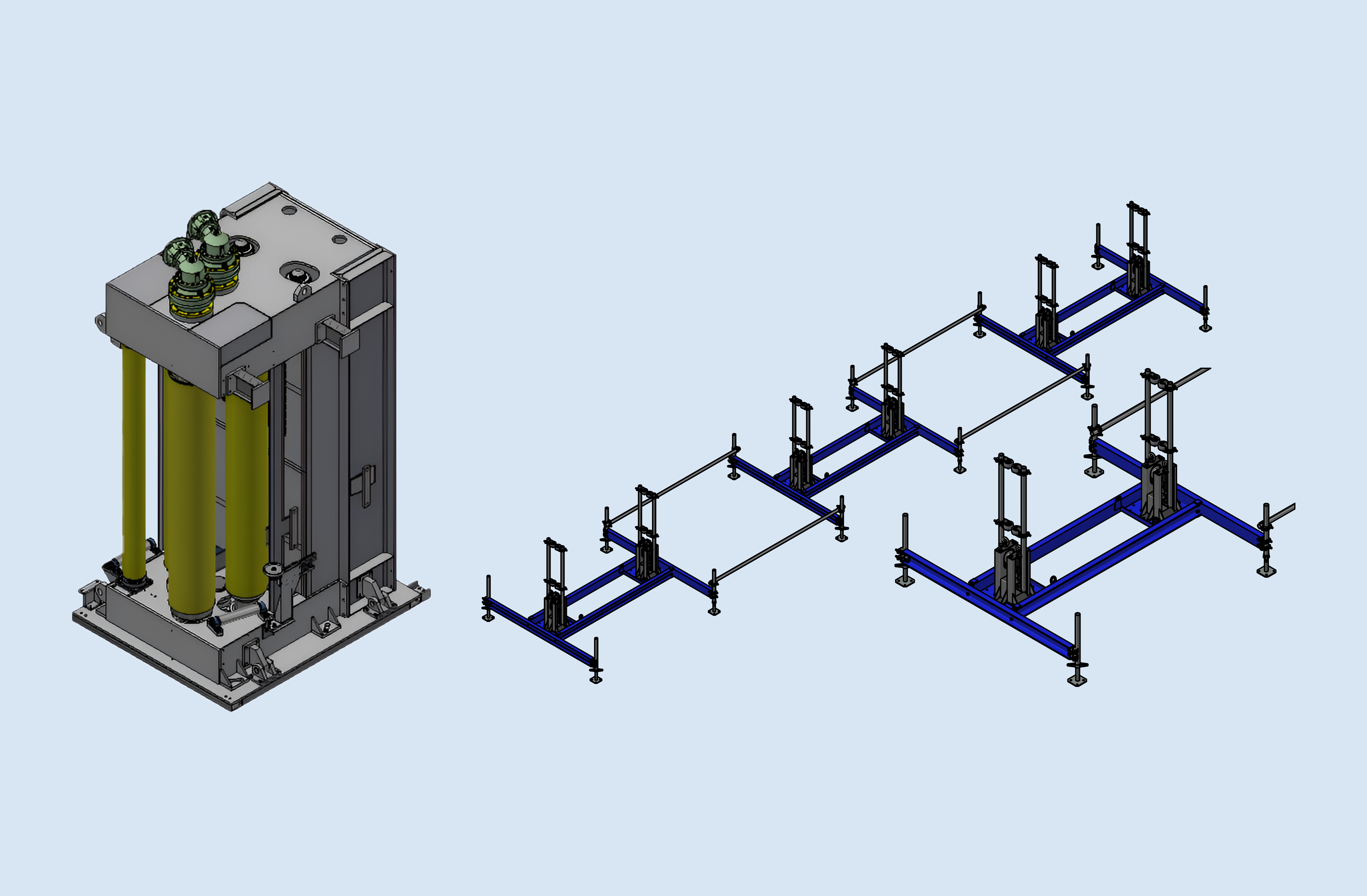 Vertical Plate Bending Machine + Plate Track - Nordweld